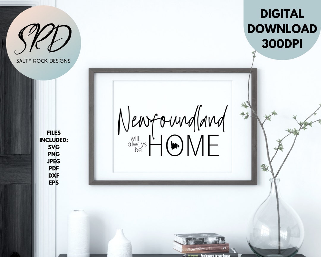 Newfoundland Svg, NL Strong Svg, Newfoundland Sign Svg, Cricut Digital ...
