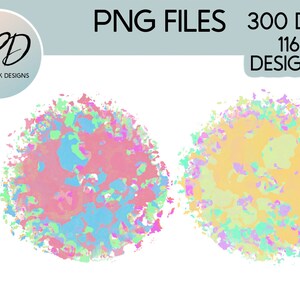 Sublimation Background Bundle | Colorful Background PNG | Digital ...