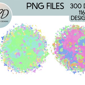 Sublimation Background Bundle | Colorful Background PNG | Digital ...