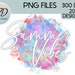 Sublimation Background Bundle | Colorful Background PNG | Digital ...