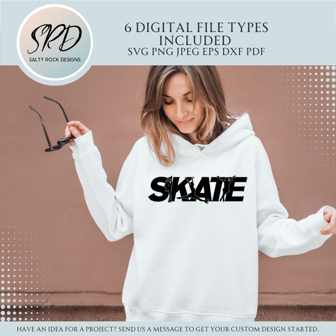 SKATE Svg, SVG Cut Files, Cricut, Figure Skating Svg, Figure Skater Svg ...