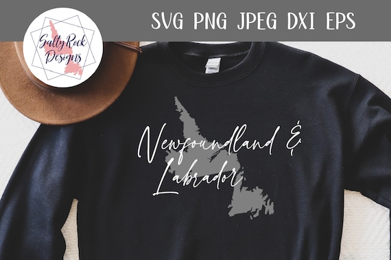 Newfoundland Svg Cricut Silhouette NL Svg Newfoundland | Etsy