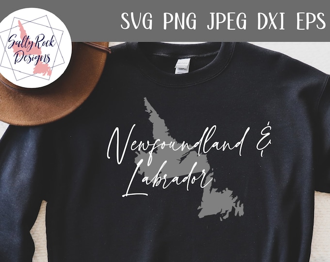 Newfoundland SVG Bundle, Newfoundland Png, Newfoundland Map Svg ...