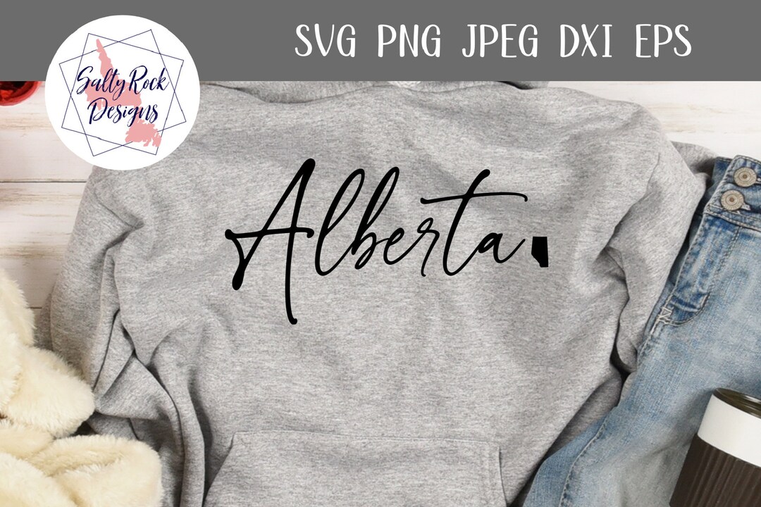 Alberta Svg Alberta Cut File Perfect for Shirts and Hoodies - Etsy