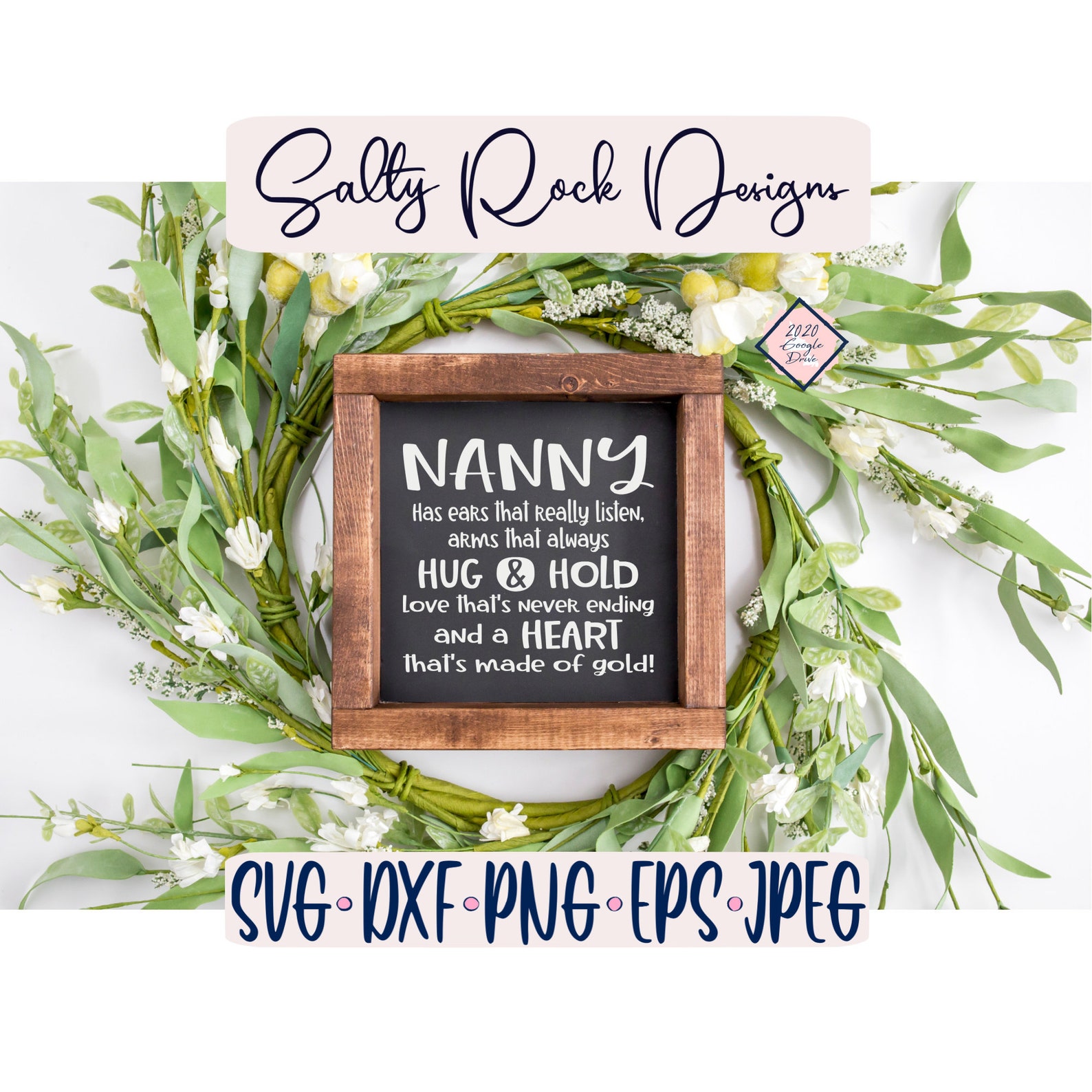 NANNY SVG SVG Files Cricut Silhouette Nanny Sign Svg - Etsy UK