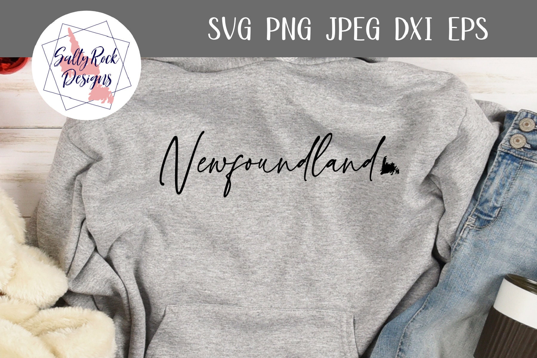 Newfoundland Svg Cricut Silhouette NL Svg Newfoundland - Etsy