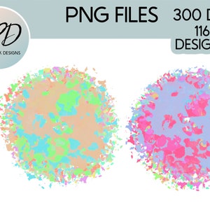 Sublimation Background Bundle | Colorful Background PNG | Digital ...