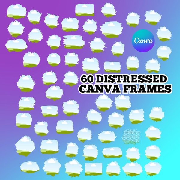 Distressed Frames - Etsy