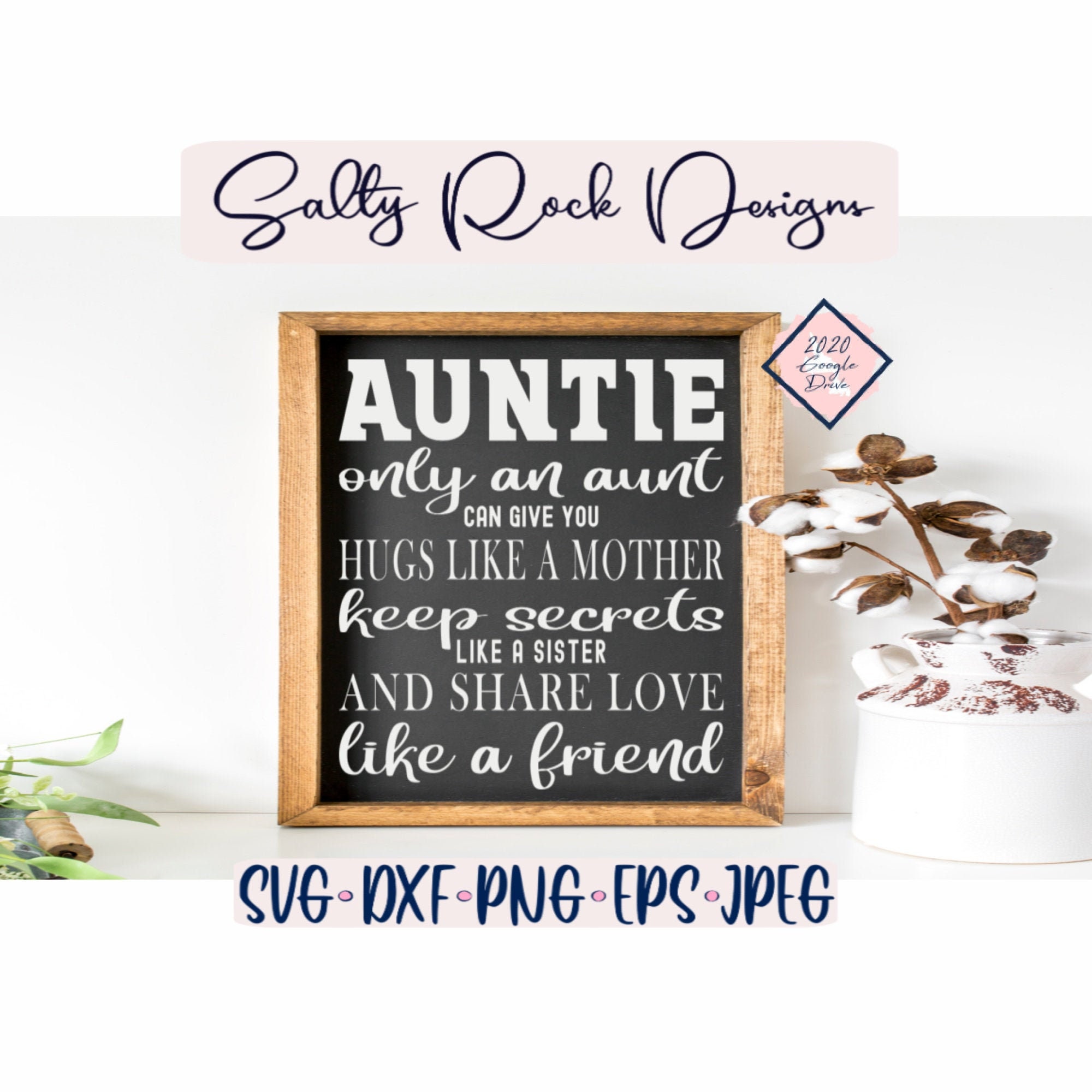 Auntie Svg Auntie Sign Svg Auntie Decal Svg Auntie Stencil - Etsy UK