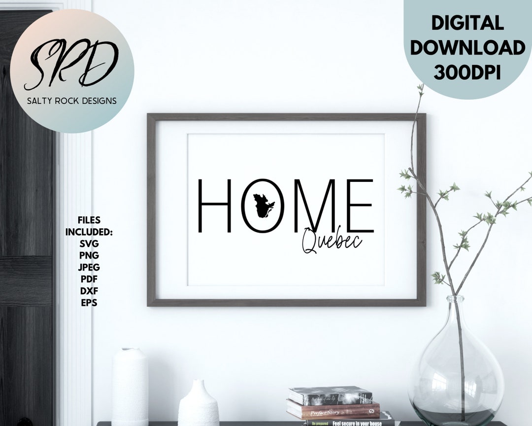 Quebec Svg QC Svg Quebec Home Svg Canada Digital Files - Etsy