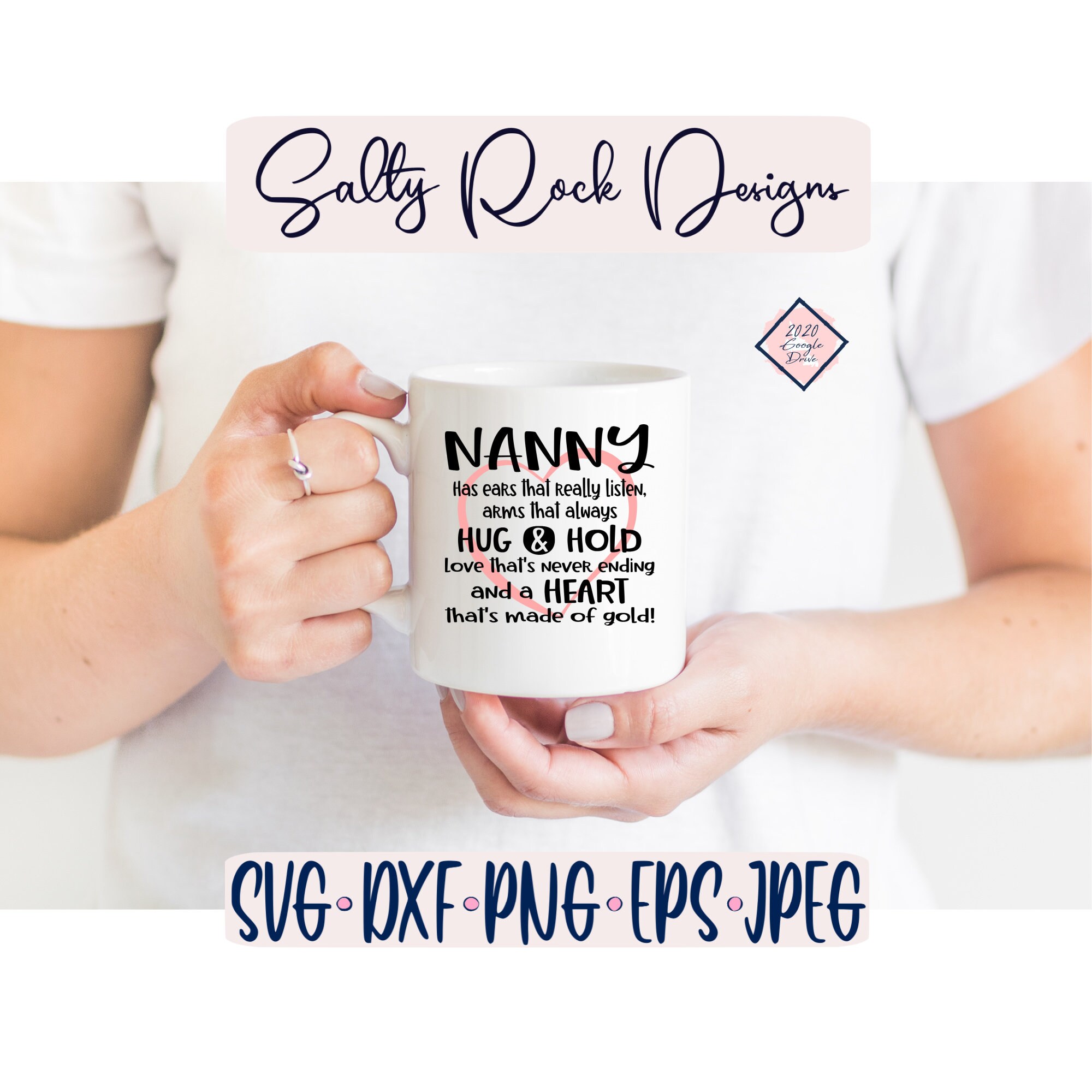 NANNY SVG SVG Files Cricut Silhouette Nanny sign svg | Etsy