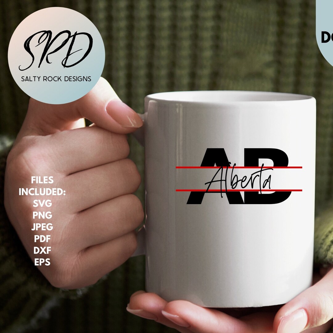 Alberta Svg, AB Svg, Alberta Home Svg, Canada Digital Files, Alberta ...