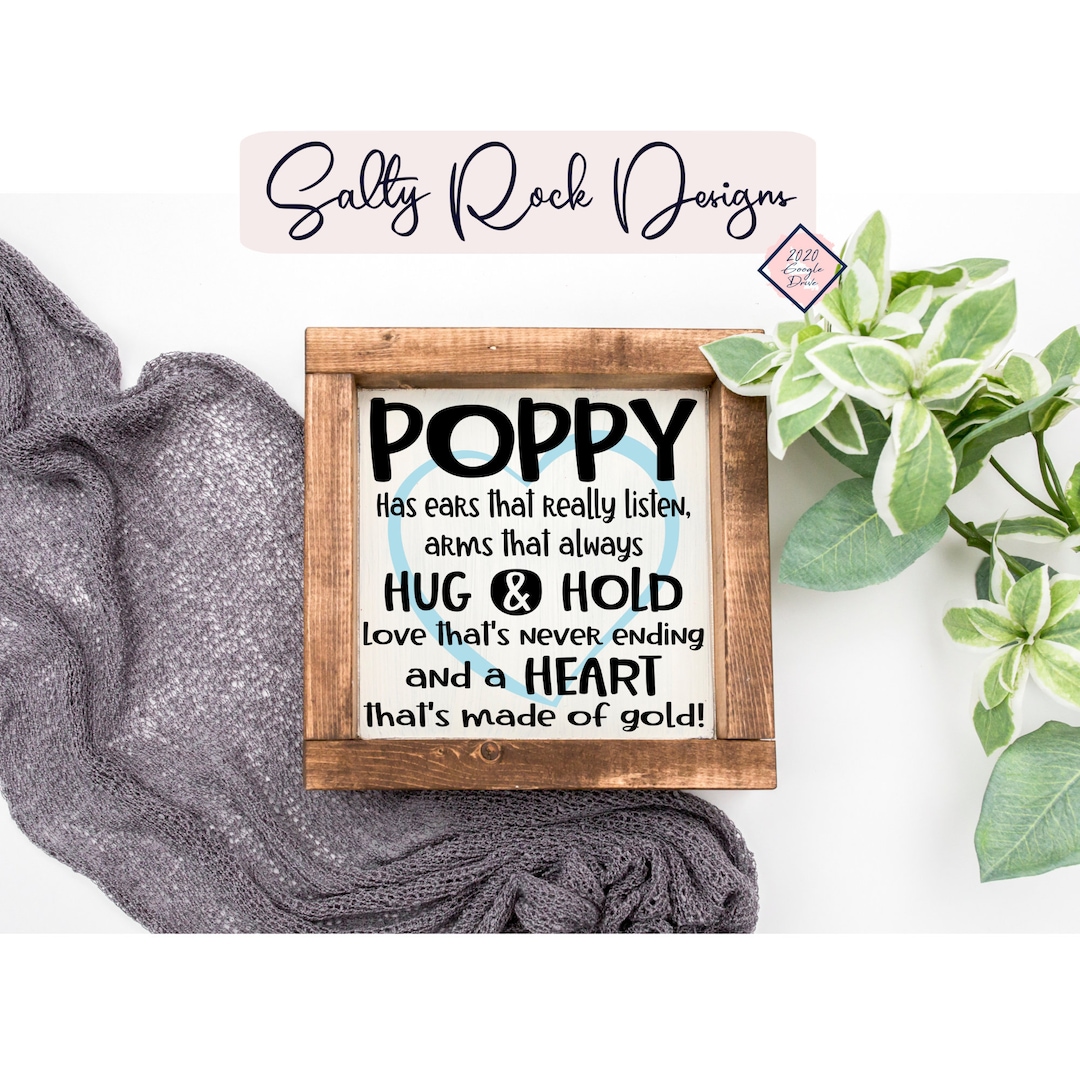 Buy POPPY SVG, Poppy Signs, Grandfather Svg, Grandpa Svg, Pop Svg ...