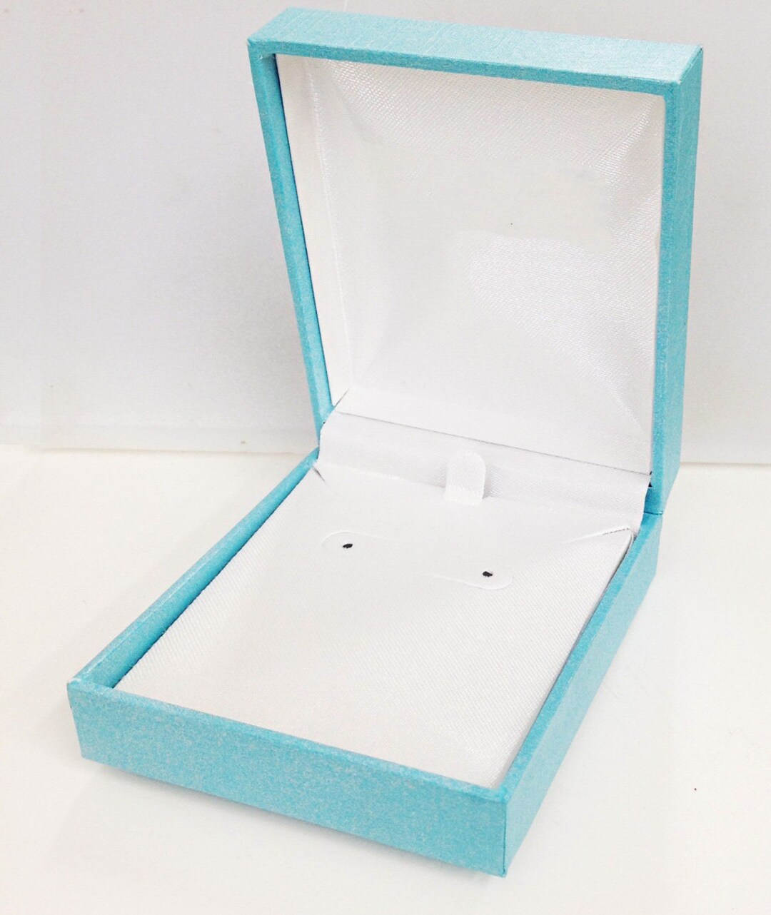Pearl Light Blue Jewelry Box - for Pendant Necklaces or Earrings - Etsy