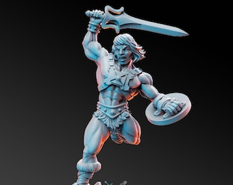 Virgo Female Knight Zodiac 28 32mm Miniatures for Dungeons and Dragons ...