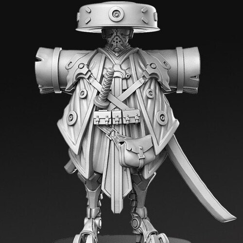 Kanbei Robot Samurai Multiverse 1 32mm or 28mm Sci-fi - Etsy