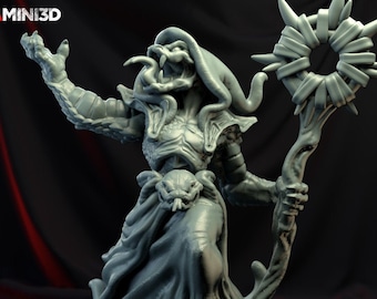 Amazon Snake Guards Naga/yuan Ti/melusai Women 28mm Miniatures for ...