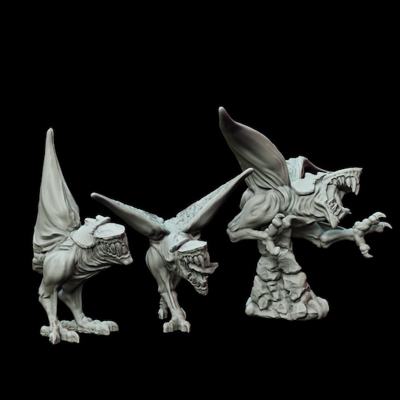 Abyssal Chicken Fantasy Resin Miniature Dnd Miniature - Etsy