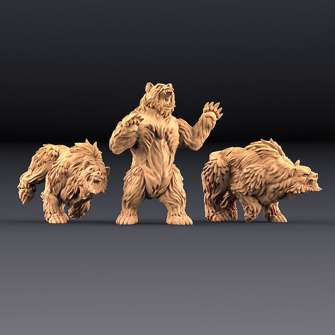 Giant Bears | AMAZONS | 32mm or 28mm Fantasy Miniature | Dnd Miniature ...