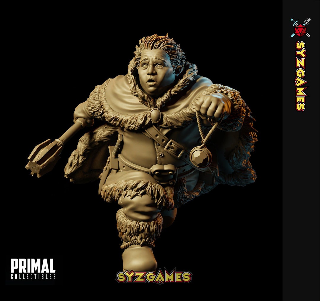 Regis the Halfling Snow Clothes Fantasy Miniature Dungeons and Dragons ...