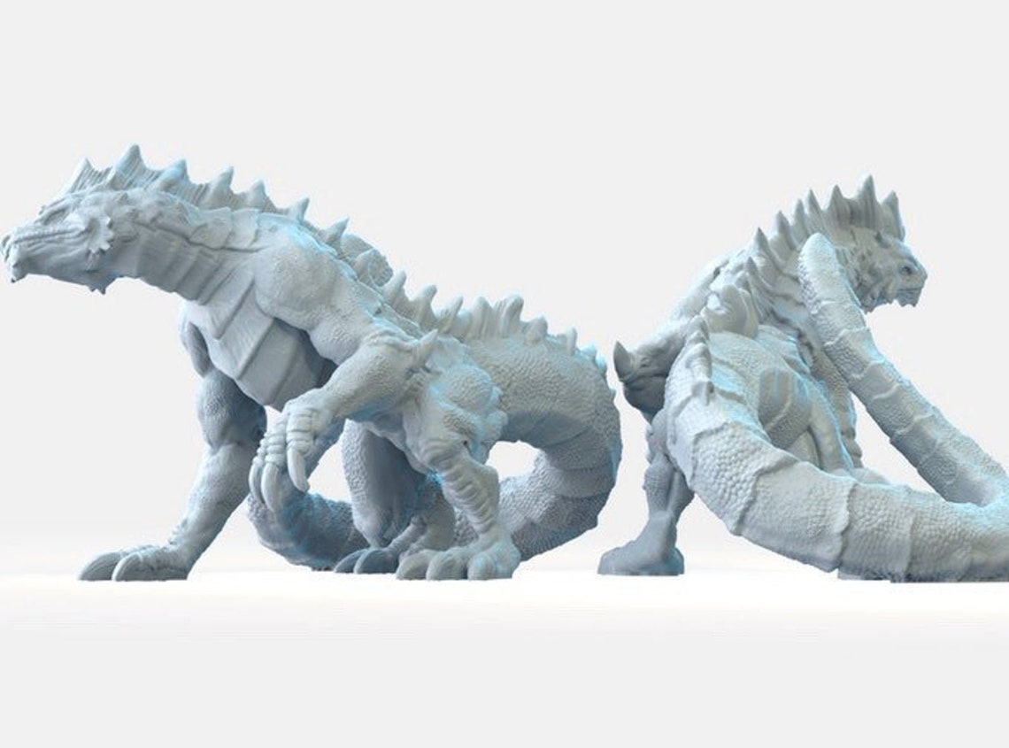 Drake_b Fantasy Resin Miniature Dnd Miniature Tabletop - Etsy