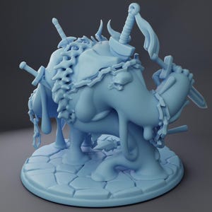 Necro Slime Golem Ooze Necromancer Fantasy Miniature Dungeons and ...