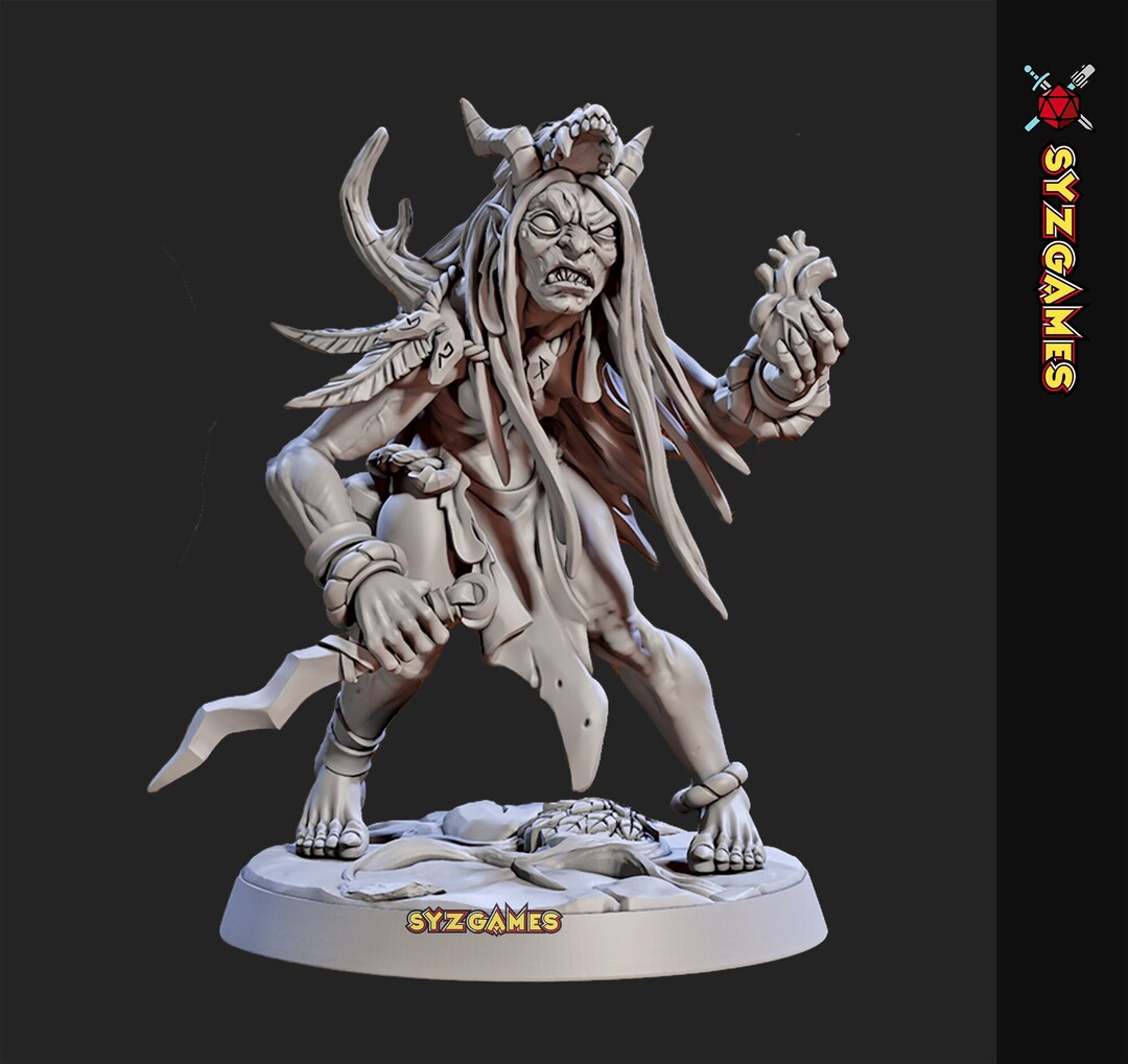Hrodpirin - Forest Hag | Fantasy Miniature | Dnd Miniature | RPG ...