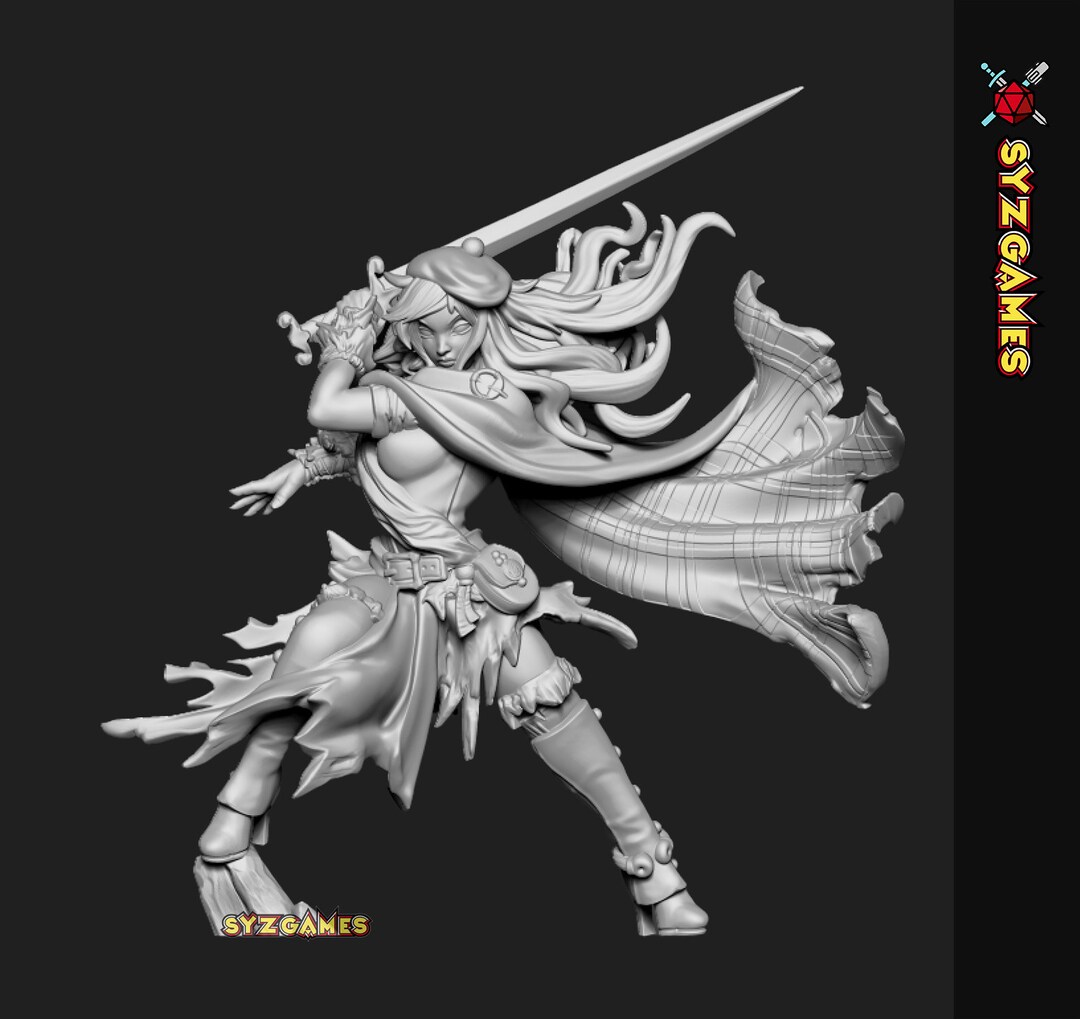 Highlander Fighter | Resin Miniature | Dnd Miniatures | Dungeons ...