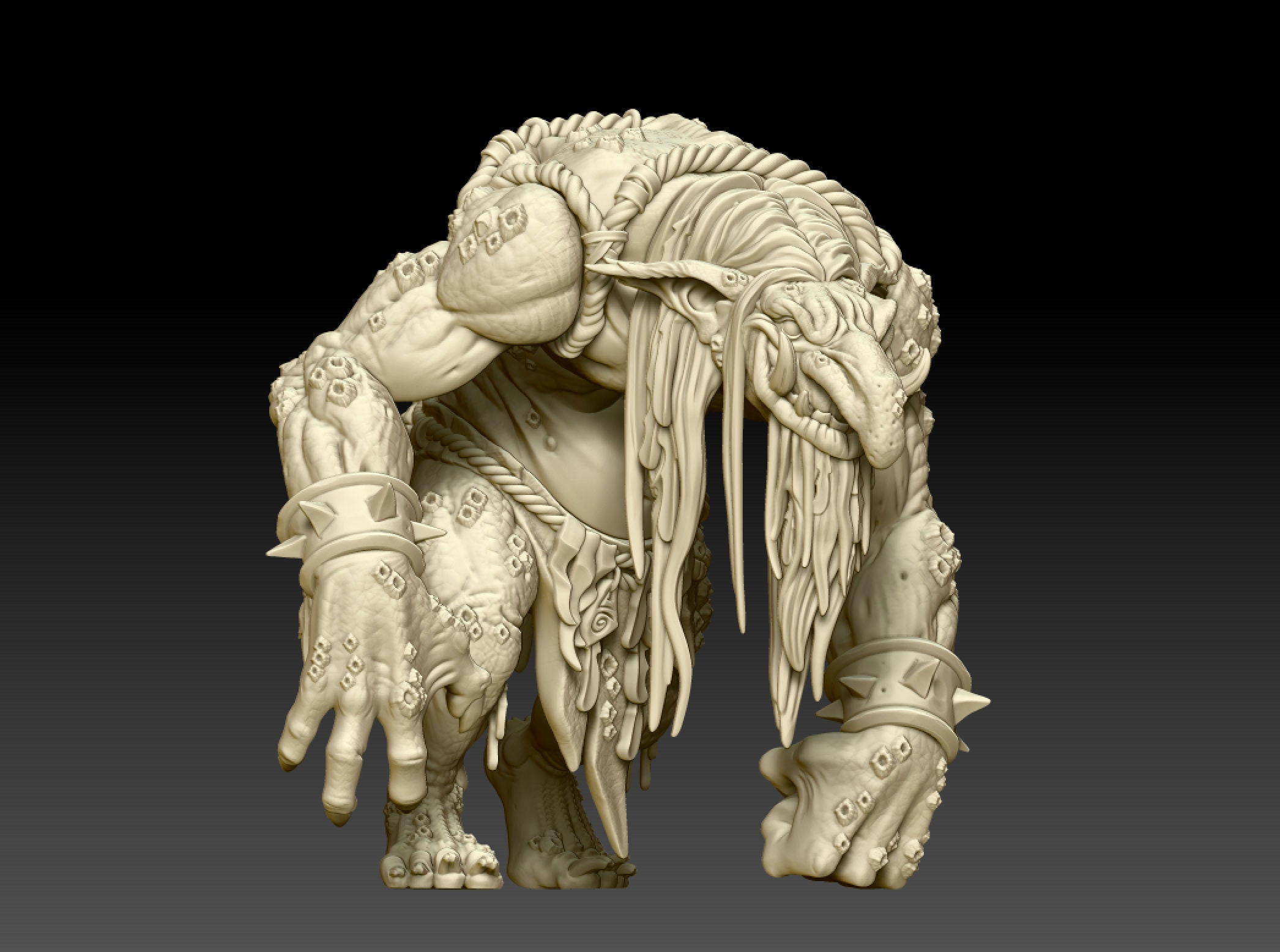 Faldorn Giant Swamp Troll | Fantasy Miniature | Dnd Miniature | RPG ...