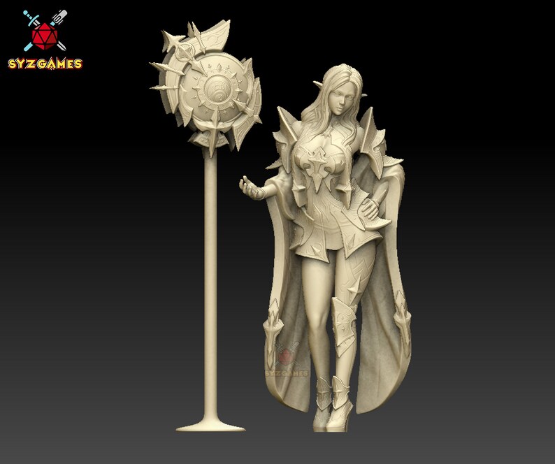 Astrologa 75mm Pinup Fantasy Miniature D&D RPG | Etsy