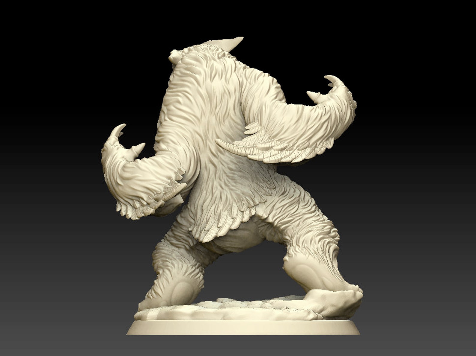 Owlbear - Roaring | Fantasy Miniature | Dungeons and Dragons | Dnd ...
