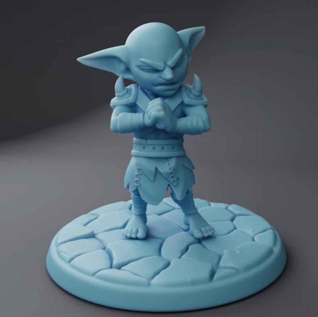 Goblin Minion 1 Goblin Fighter Fantasy Miniature Dungeons and Dragons ...