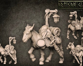 Dnd Donkey Miniature - Etsy