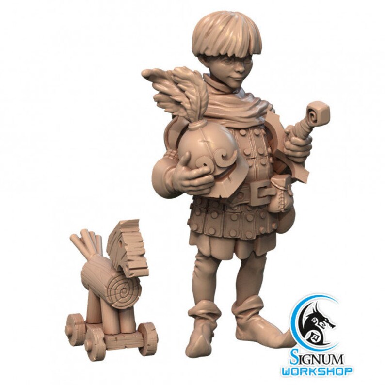 Rufus the Young Squire 32mm or 28mm Fantasy Miniature D&D | Etsy