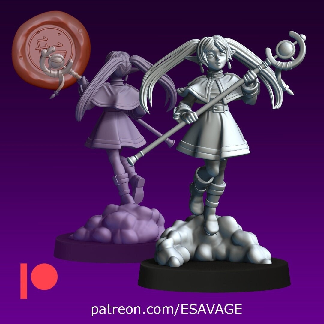 Frieren | Fantasy Miniature | Dnd Miniature | Tabletop Game | RPG ...
