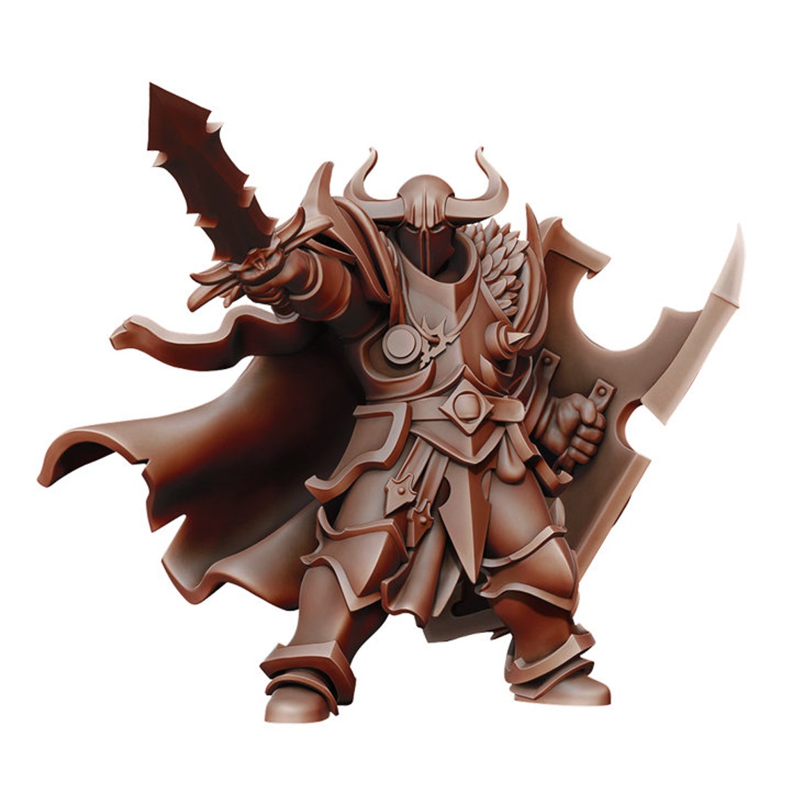 Blood Knight | Fantasy Miniature | Dungeons and Dragons | Dnd Miniature ...