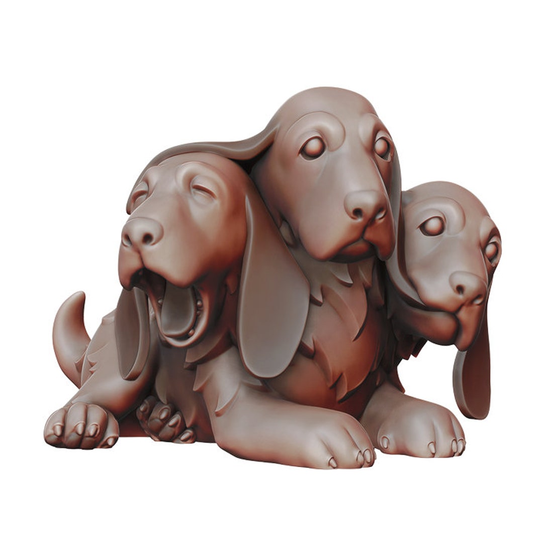 Hound Cerberus Puppy Baby Monster Fantasy Miniature Dungeons and ...