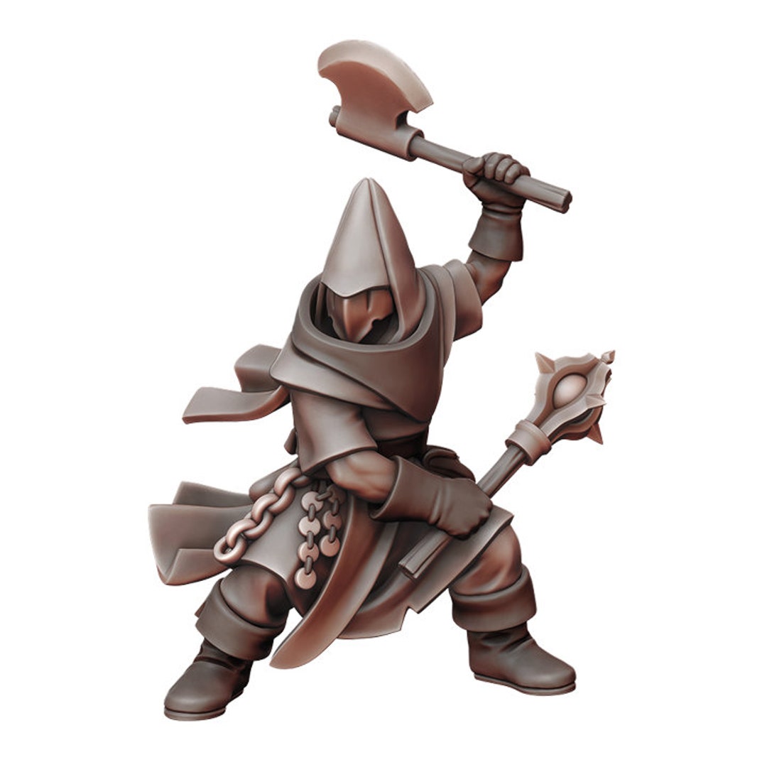 Cultist Henchman Fantasy Miniature Dungeons and Dragons Mini RPG ...