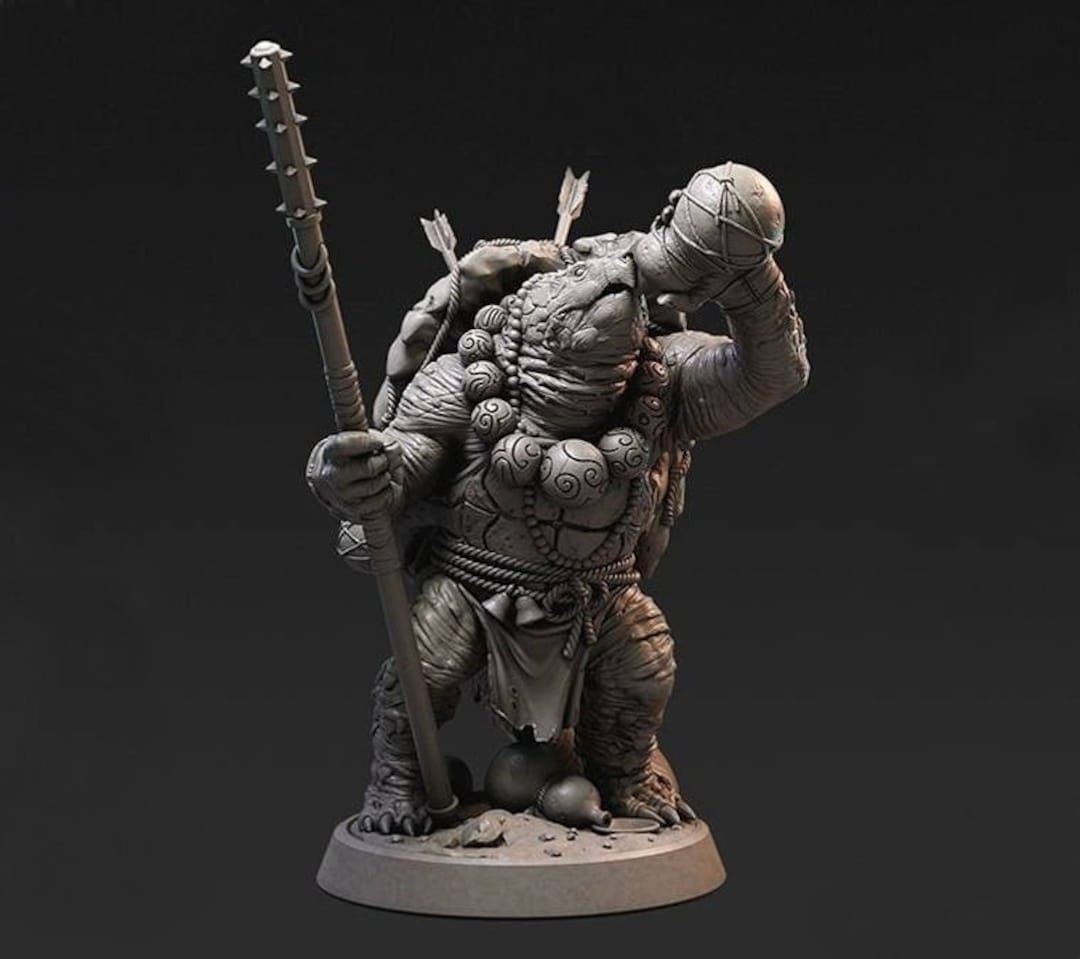 Tortle Monk | Fantasy Miniature | Dnd Miniature | Tabletop Game | Role ...