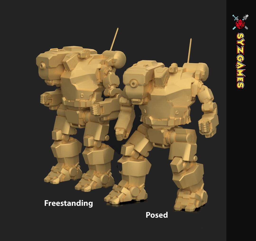 Hunchback HBK-4G Battletech Sci-fi Miniature Mech Mechwarrior - Etsy