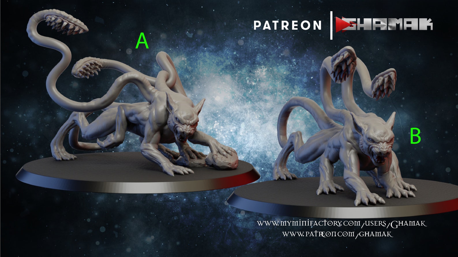 Dire Panther Big Cat 32 or 28mm Fantasy Miniature | Etsy