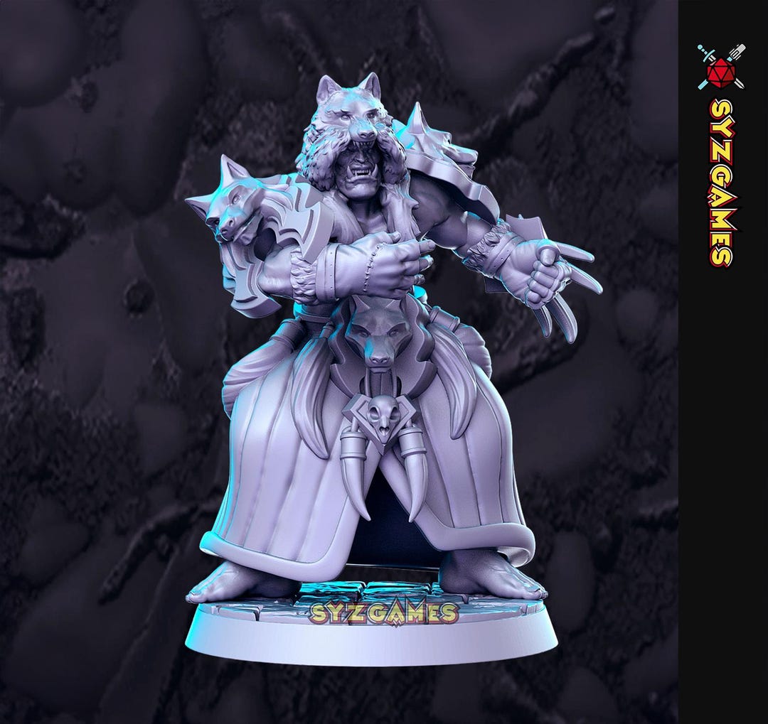 Rehgar Orc Shaman Fantasy Miniature Dungeons and Dragons Mini RPG ...