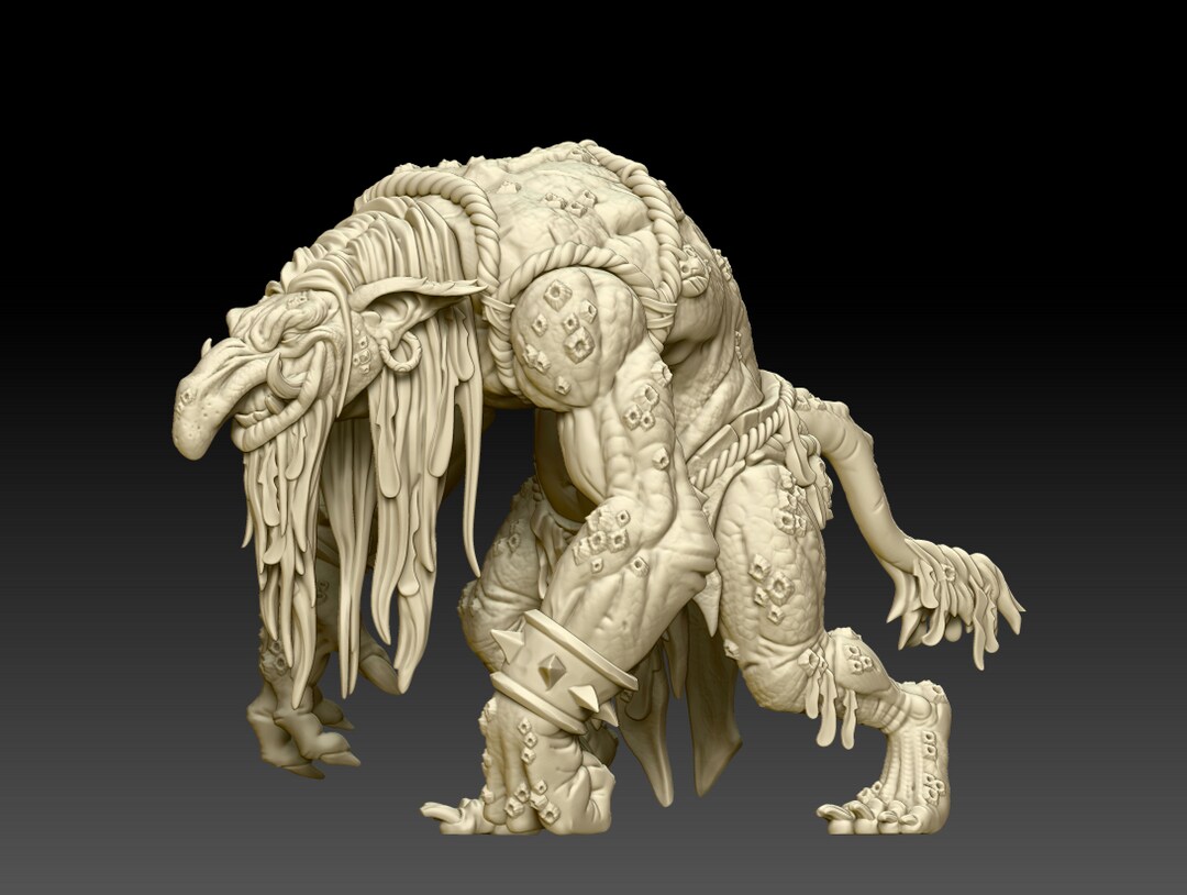 Faldorn Giant Swamp Troll | Fantasy Miniature | Dnd Miniature | RPG ...