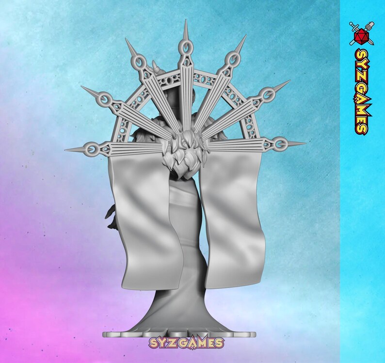 Edea Human Sorcerer Fantasy Miniature Dungeons and Dragons Miniature ...