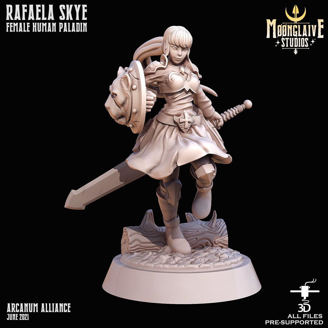 Rafaela | Fantasy Resin Miniature | Dnd Miniature | RPG | Tabletop Game ...