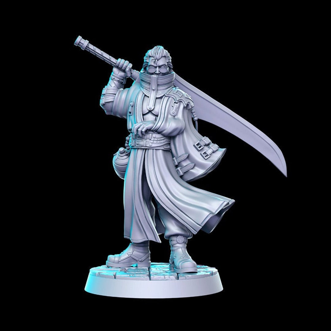 Auron | Resin Miniature | Fantasy Miniature | Dnd Miniature | RPG ...