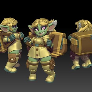 Bobbie the Goblin Merchant Fantasy Miniature Dungeons and Dragons Mini ...