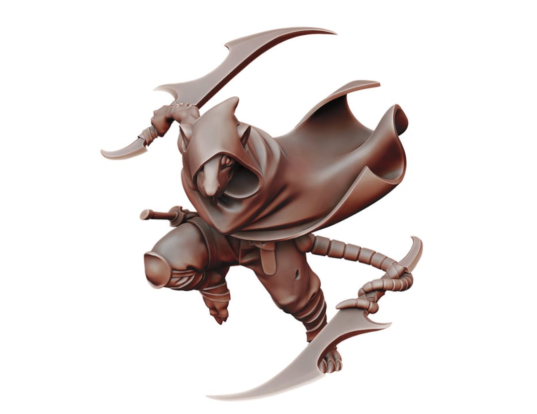 Ratfolk Assassin | Fantasy Miniature | Dungeons and Dragons | Dnd ...