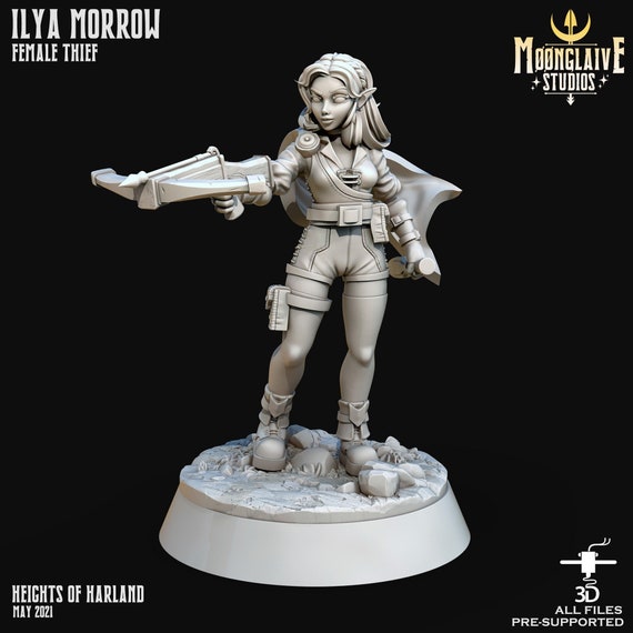 Ilya Morrow Fantasy Resin Miniature Dnd Miniature RPG - Etsy