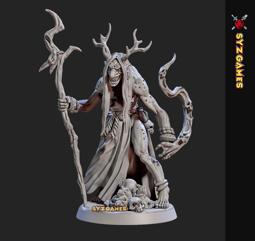 Holda - Forest Hag | Fantasy Miniature | Dnd Miniature | RPG | Tabletop ...